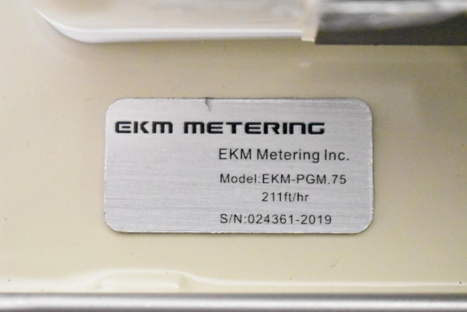 EKM Metering EKM-PGM.75 211ft/hr 3/4" Pulse Output Gas Meter Used Free ...