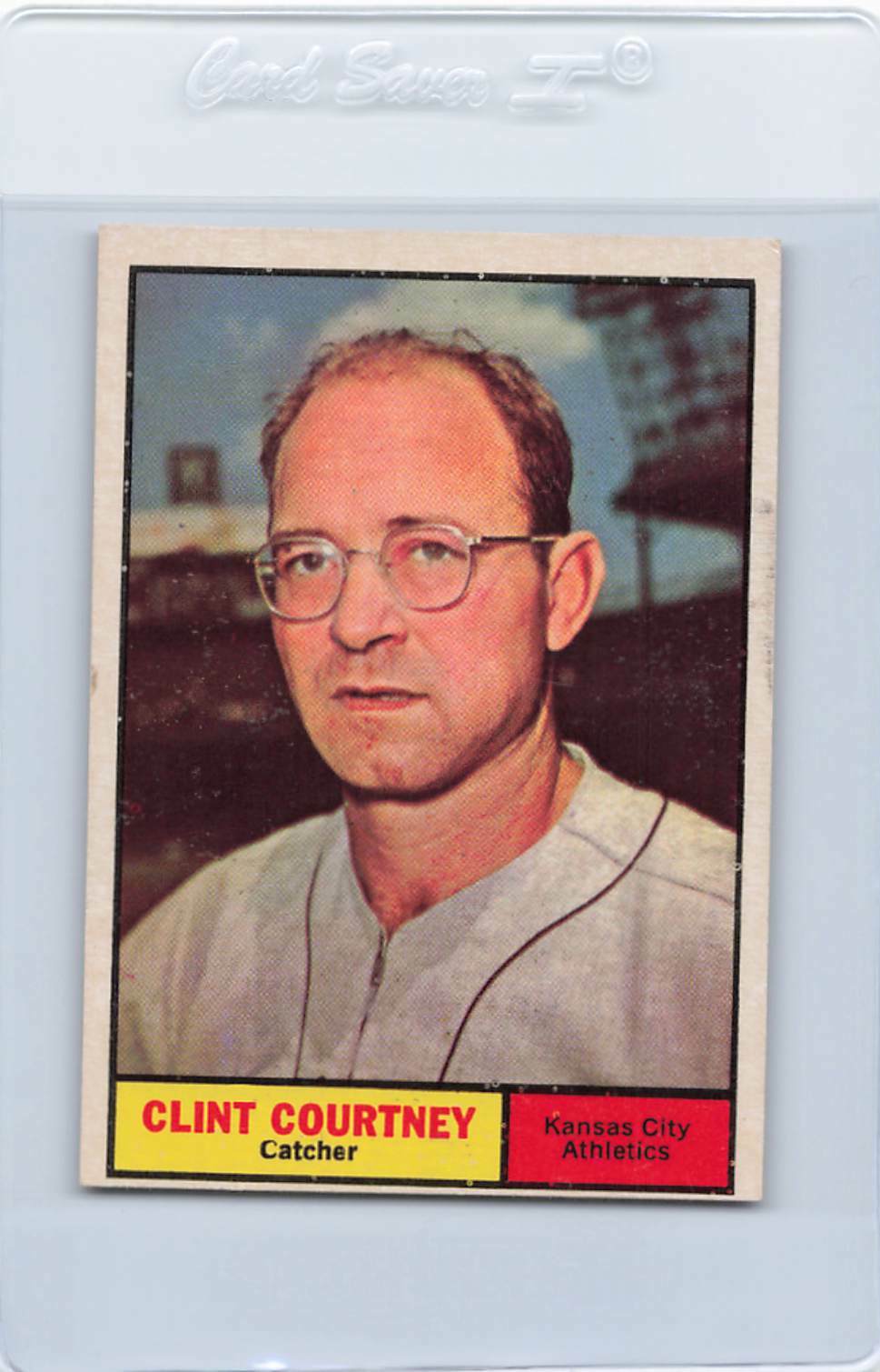 1961 Topps #342 Clint Courtney Athletics EX *10686 | eBay