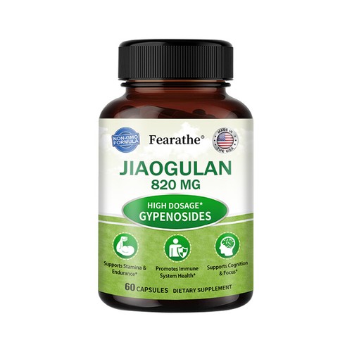 Jiaogulan 820mg Capsules Gynostemma Pentaphyllum/AMPK Activator High ...