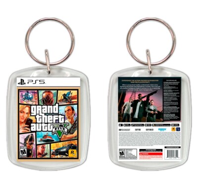 GTA V GRAND THEFT AUTO 5 PlayStation 5 PS5 Keyring | eBay