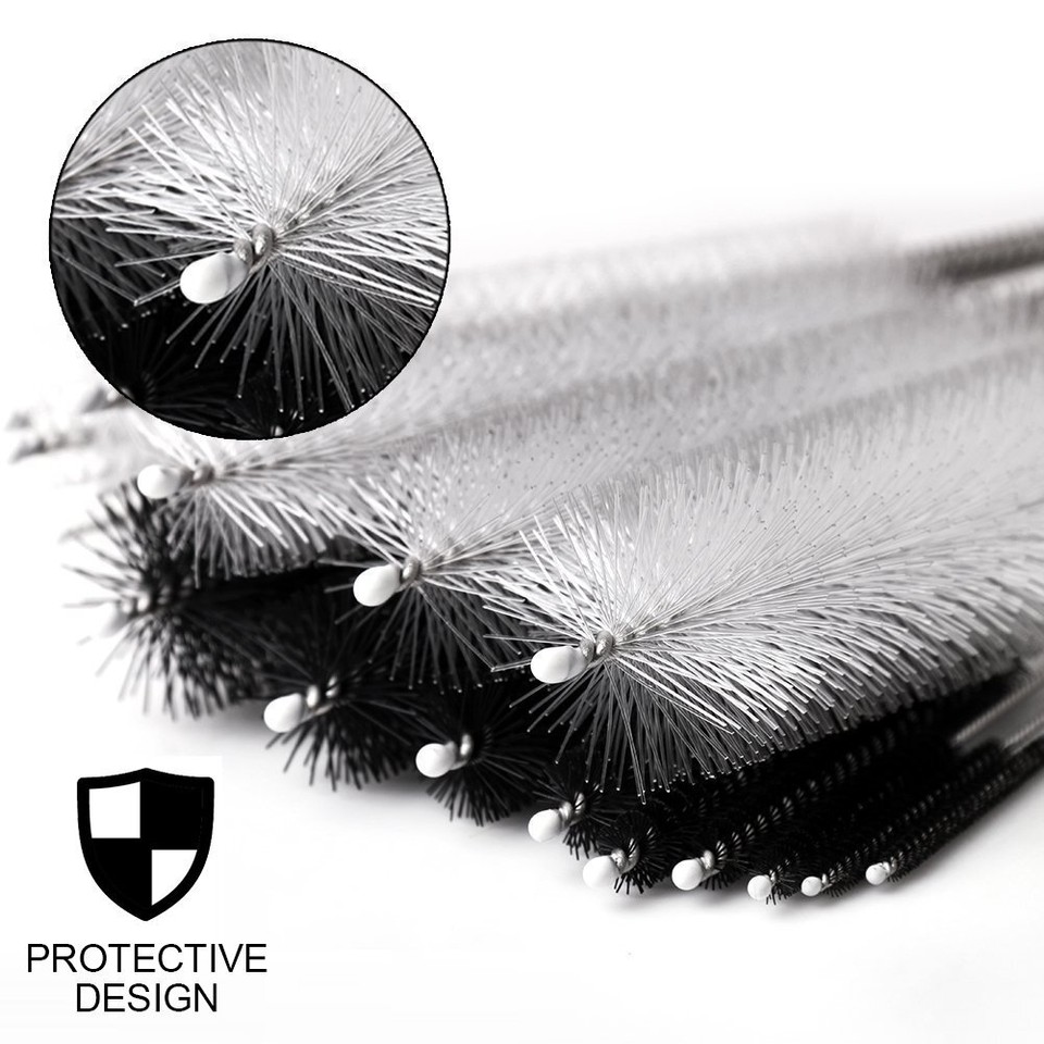 Straw Cleaning Brushes Set, 8 Inch Nylon Tube Brushes, Different Sizes ...
