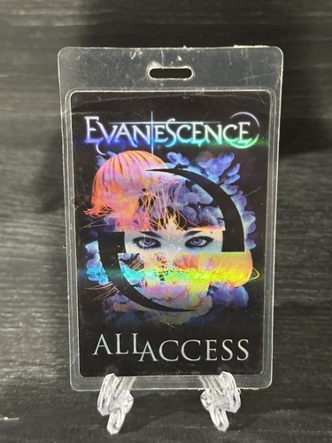 EVANESCENCE - AAA Tour All Access Backstage Pass Laminate Nu Metal RARE ...