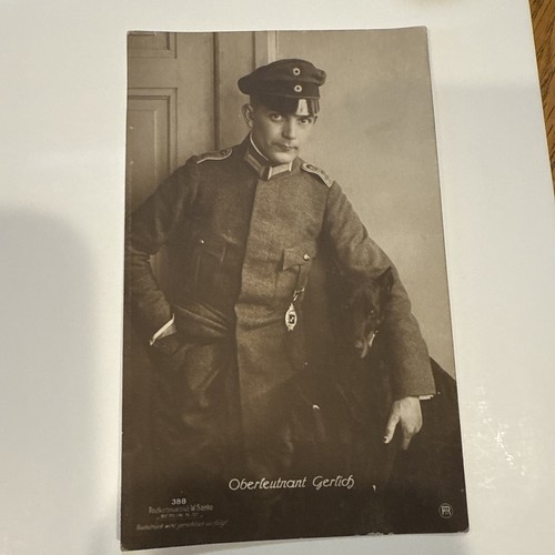 Vintage German WWI Sanke Postcard #388: Oberleutnant Gerlich | eBay UK