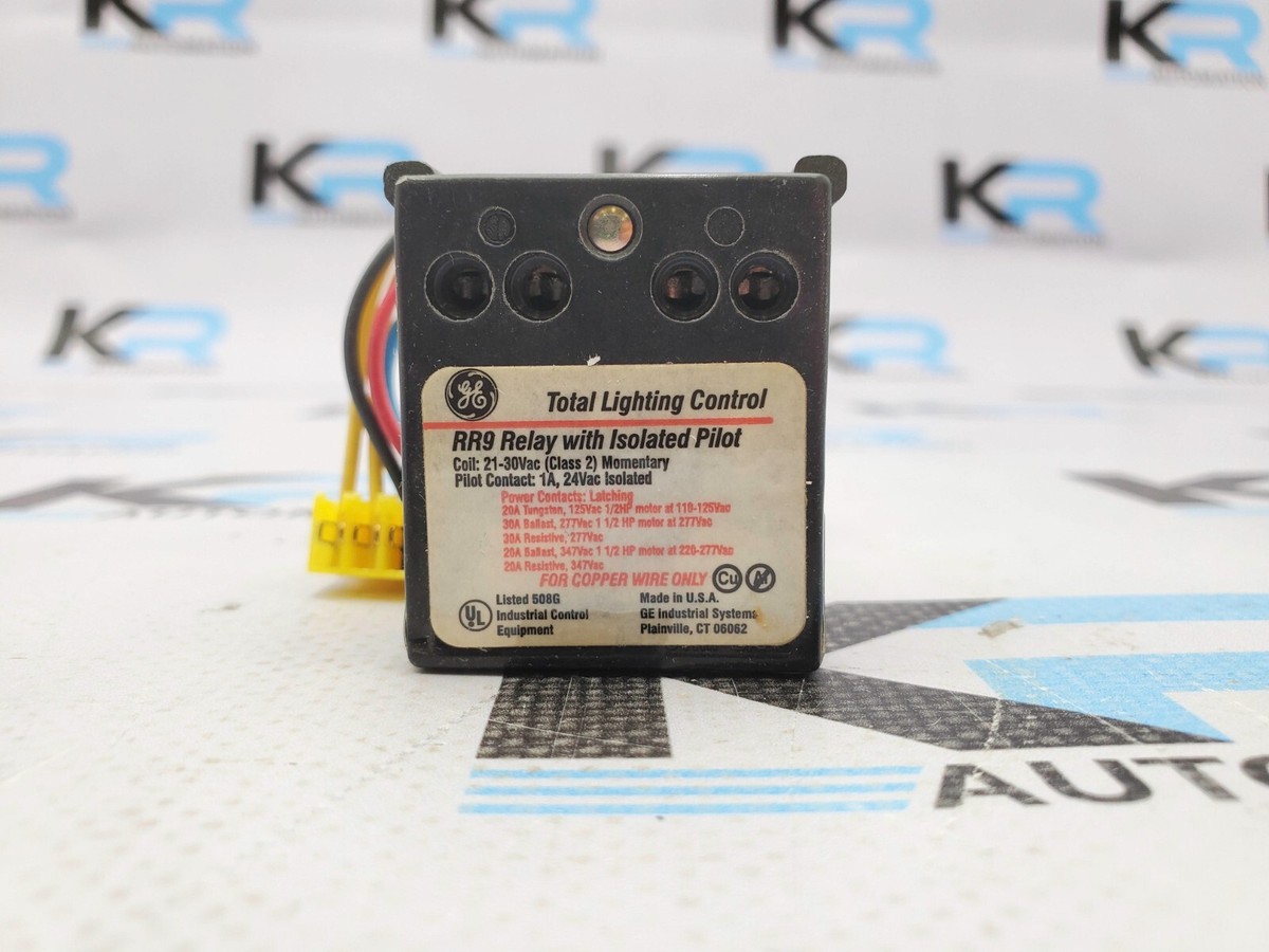 Rr9p Remote Control Relay 48 New RR9P Relays. GE Lighting Control Box