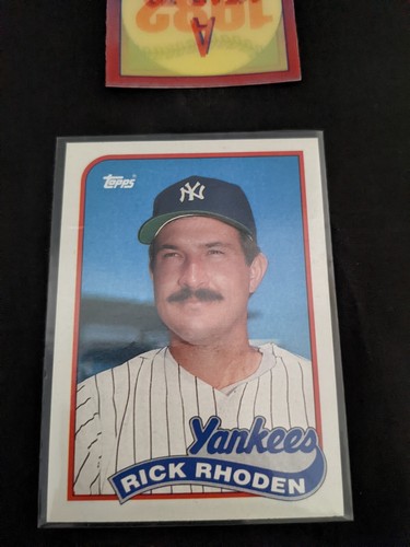 RICK RHODEN 1989 TOPPS BASEBALL #18 NEW YORK YANKEES MLB | eBay