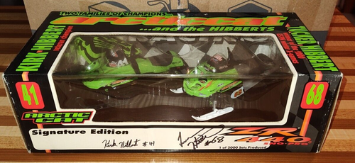 Arctic Cat ZR440 Kirk & Tucker Hibbert Toy Sled 1/18 Scale Signature ...
