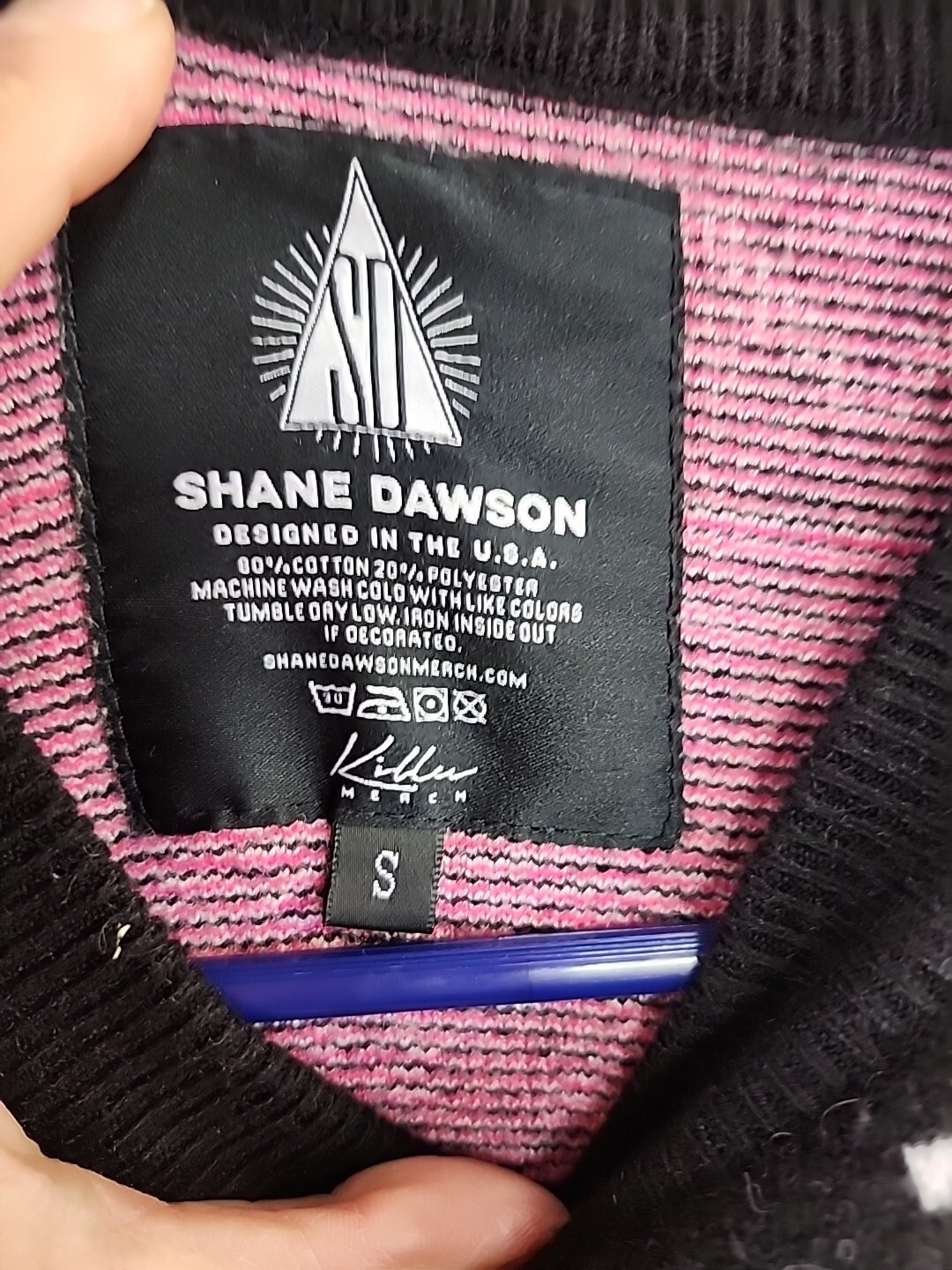 Mens Shane Dawson "Oh My God" Pig Killer Merch Sweater Black Pink White ...