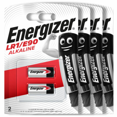 8 X Energizer LR1 E90 Piles Alcaline 1.5V AM5 MN9100 4001 N Lady LR01 ...