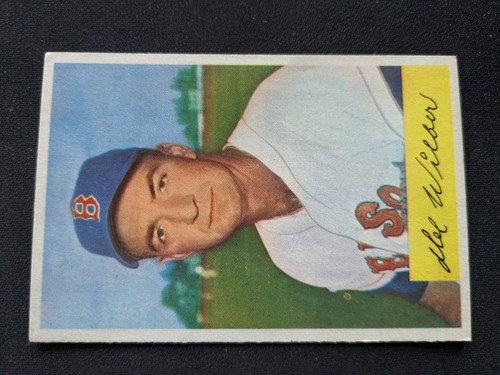 1954 Bowman Baseball Card # 178 Del Wilber - Boston Red Sox (VG/EX) | eBay