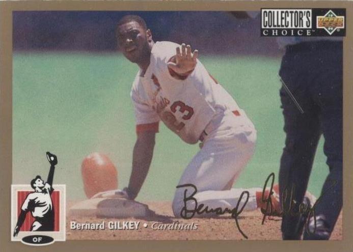 1994 Upper Deck Collector's Choice - Bernard Gilkey #109 Gold Foil ...