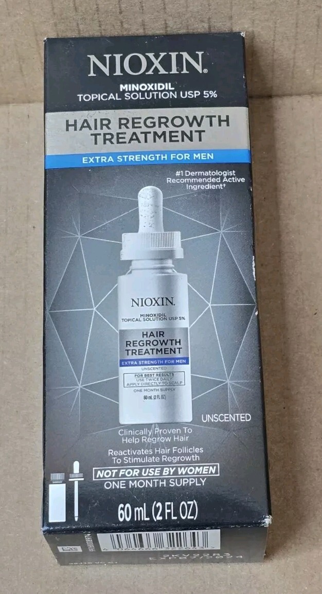Nioxin Hair Regrowth Treatment Extra Strength for Men 30 Days