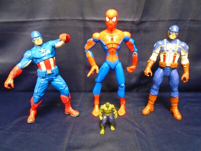 Marvel 12" Action Figure Lot of 3 + Mini Hulk Figure | eBay