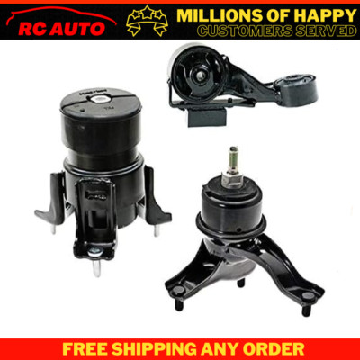 Fits 2004-2006 Toyota Sienna 3.3L 4WD, Engine Motor & Torque Mount Set ...