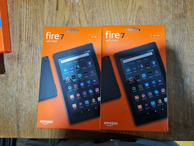 Amazon Kindle Fire 7 Tablet 16GB With Alexa 7" BLACK 841667135809| eBay