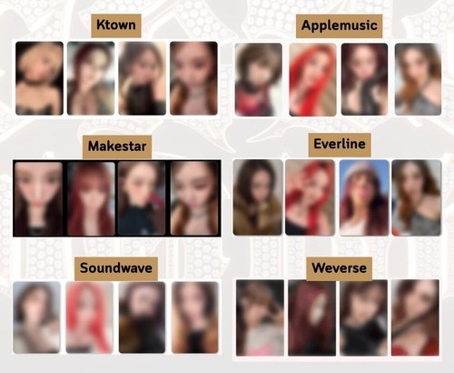 AESPA SINGLE DIRTY WORK POB PRE-ORDER BENEFITS KOREA WEBSITE PHOTOCARD OFFICIAL | eBay