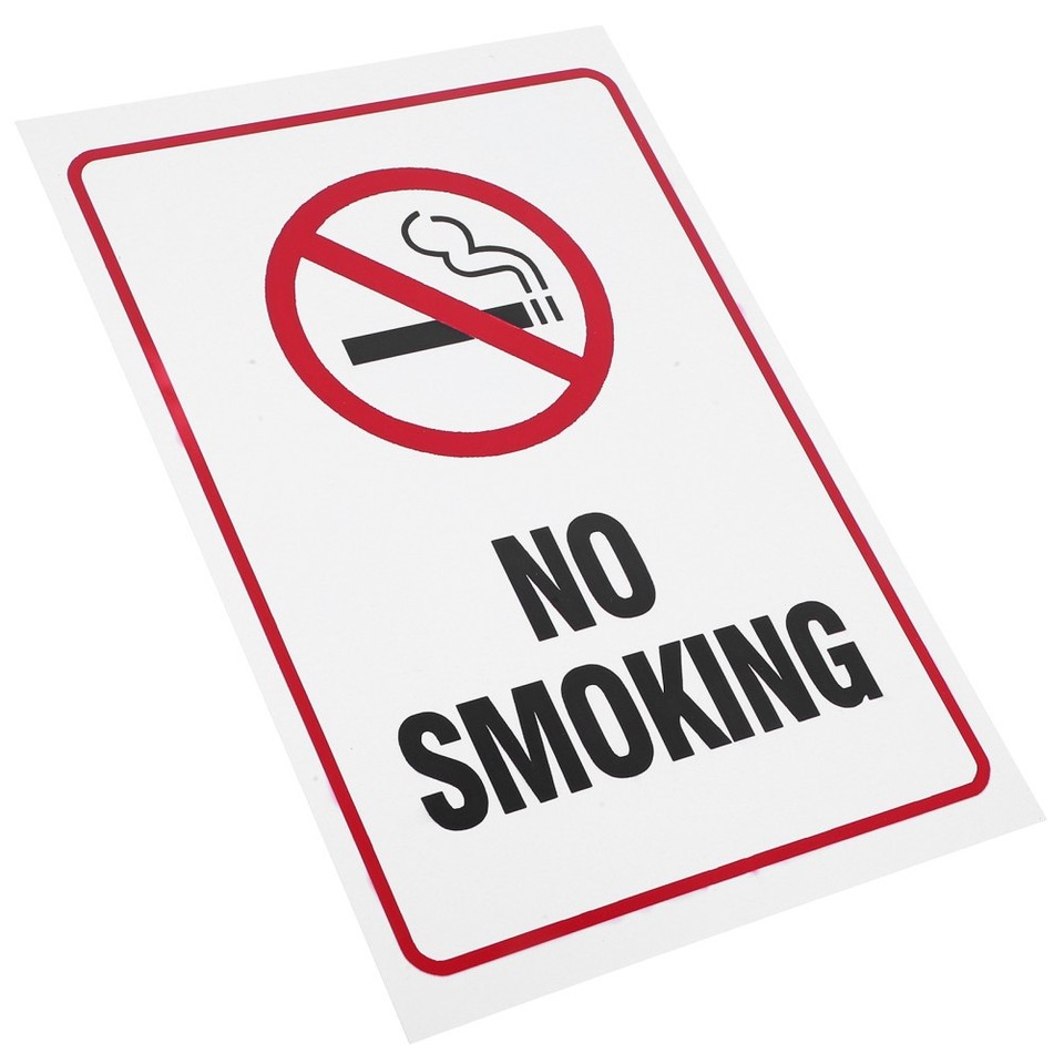 No Smoking Sign Business No Smoking Aluminum Sign Warning Sign For ...