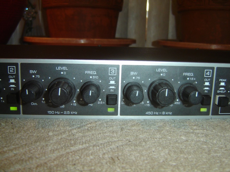 Behringer PEQ305, 5 Band Parametric Equalizer, Eq, Germany, Vintage ...