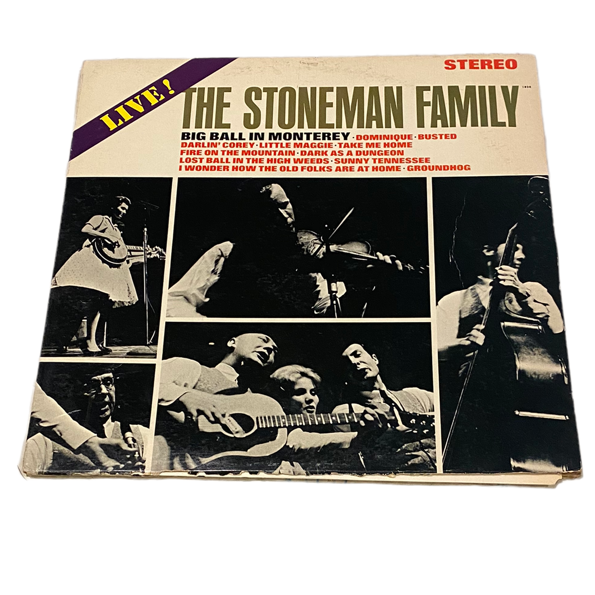 The Stoneman Family Live! LP Vinyl World-Pacific Records 1828 Hollywood ...