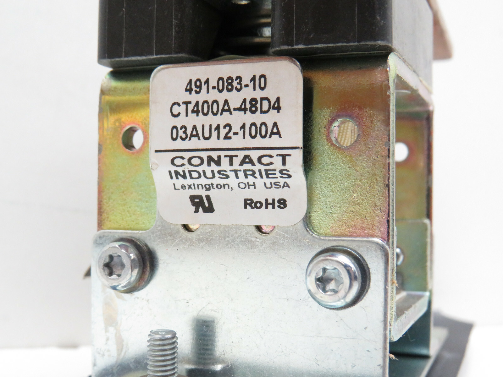 Contact Industries CT400A-48D4 Contactor 491-083-10, 400A 48V | eBay