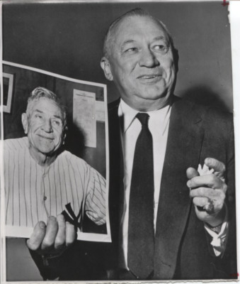 1961 Press Photo Baseball of Famer George Weiss NY Mets Manager | eBay