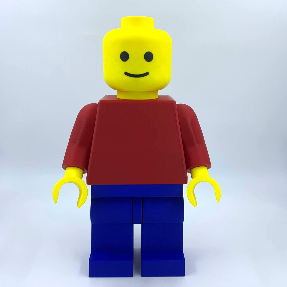 Articulated Giant Lego Man Minifigs Figure 3D Printed PLA+ Novelty ...