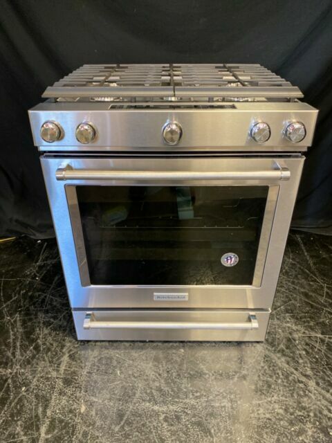 KitchenAid KSDB900ESS Electric Slide-In Range with Baking Drawer ...