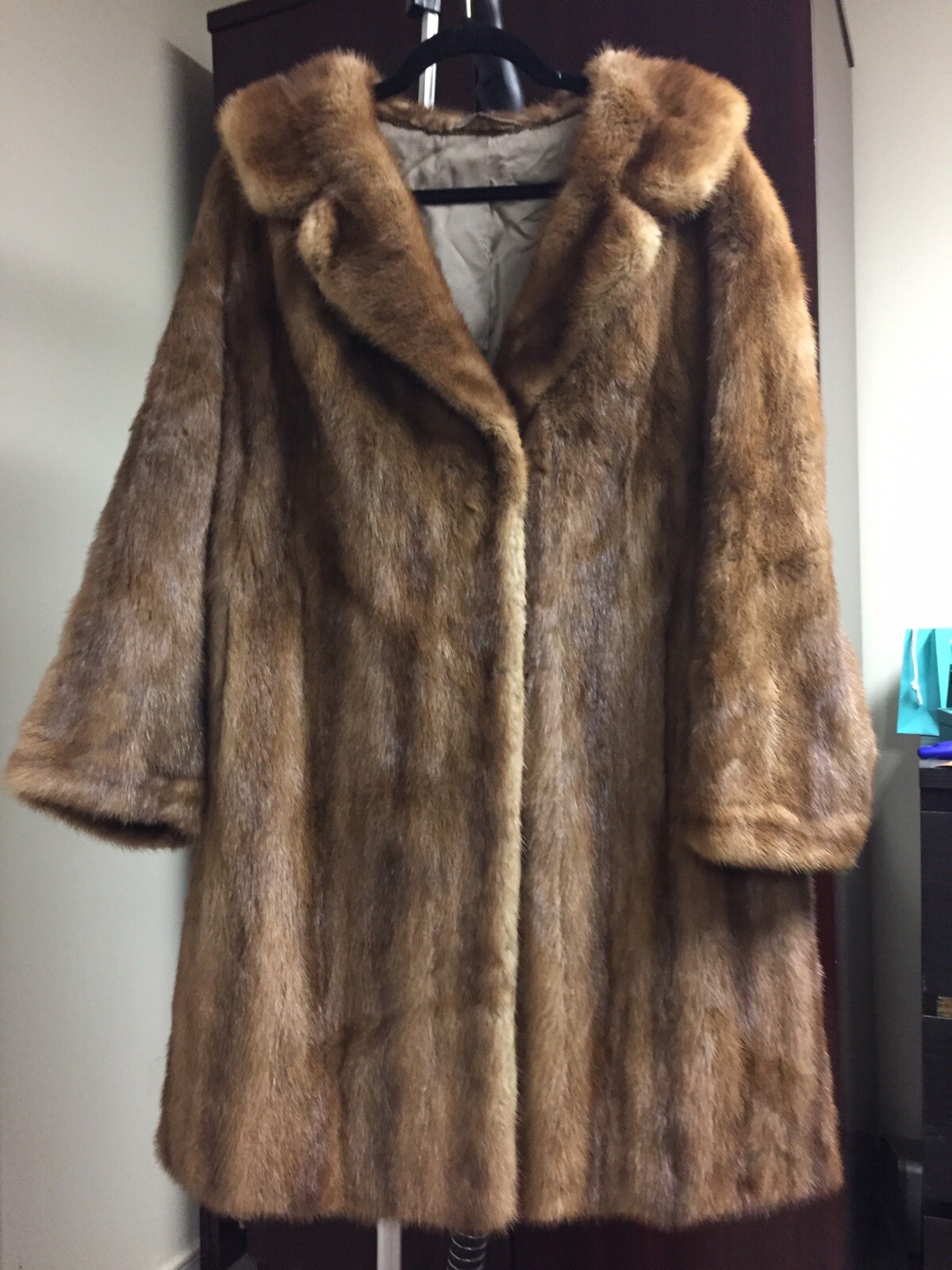 Stylish women's mink fur coat made of natural Mink fu… - Gem