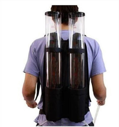 New Backpack Dual Dispenser Beer Drink Liquid Shot Pump Gun PUB Beer ...