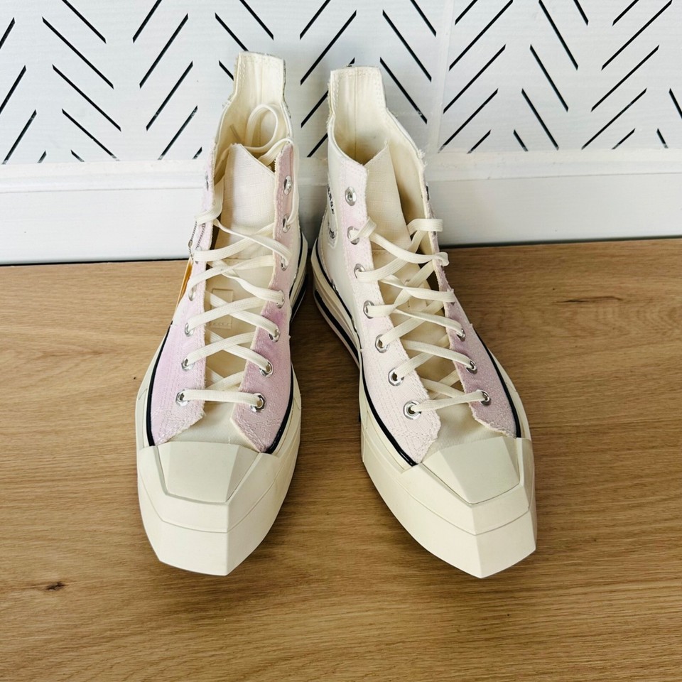⭐Women Shoes Converse Chuck 70 de luxe Squared Hi Top Sz 8.5 Pink ...