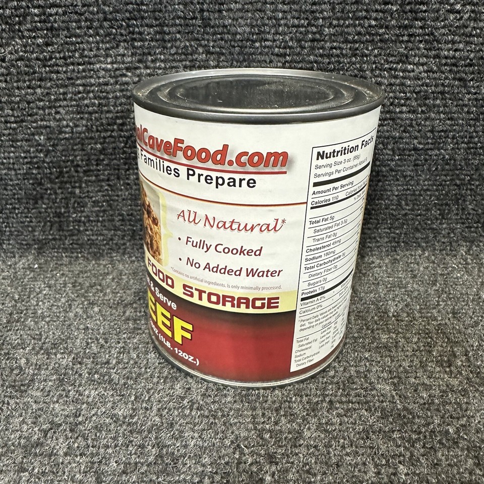 Survival Cave Food USDA Inspected Heat & Serve Beef Long Term Food ...