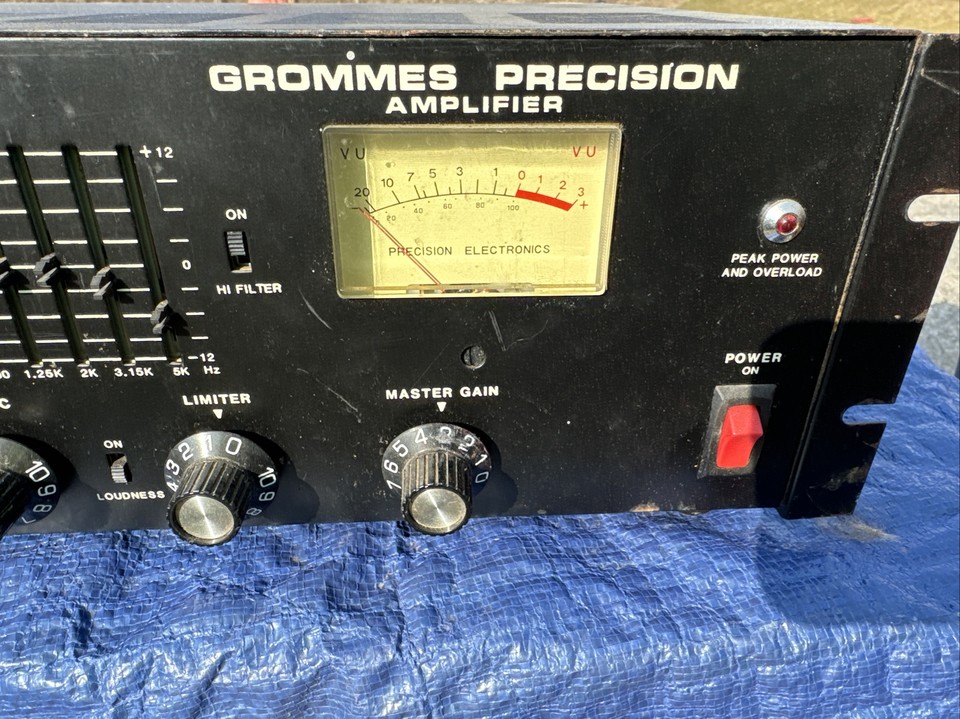 GROMMES PRECISION Amplifier Model GTE 100! | eBay