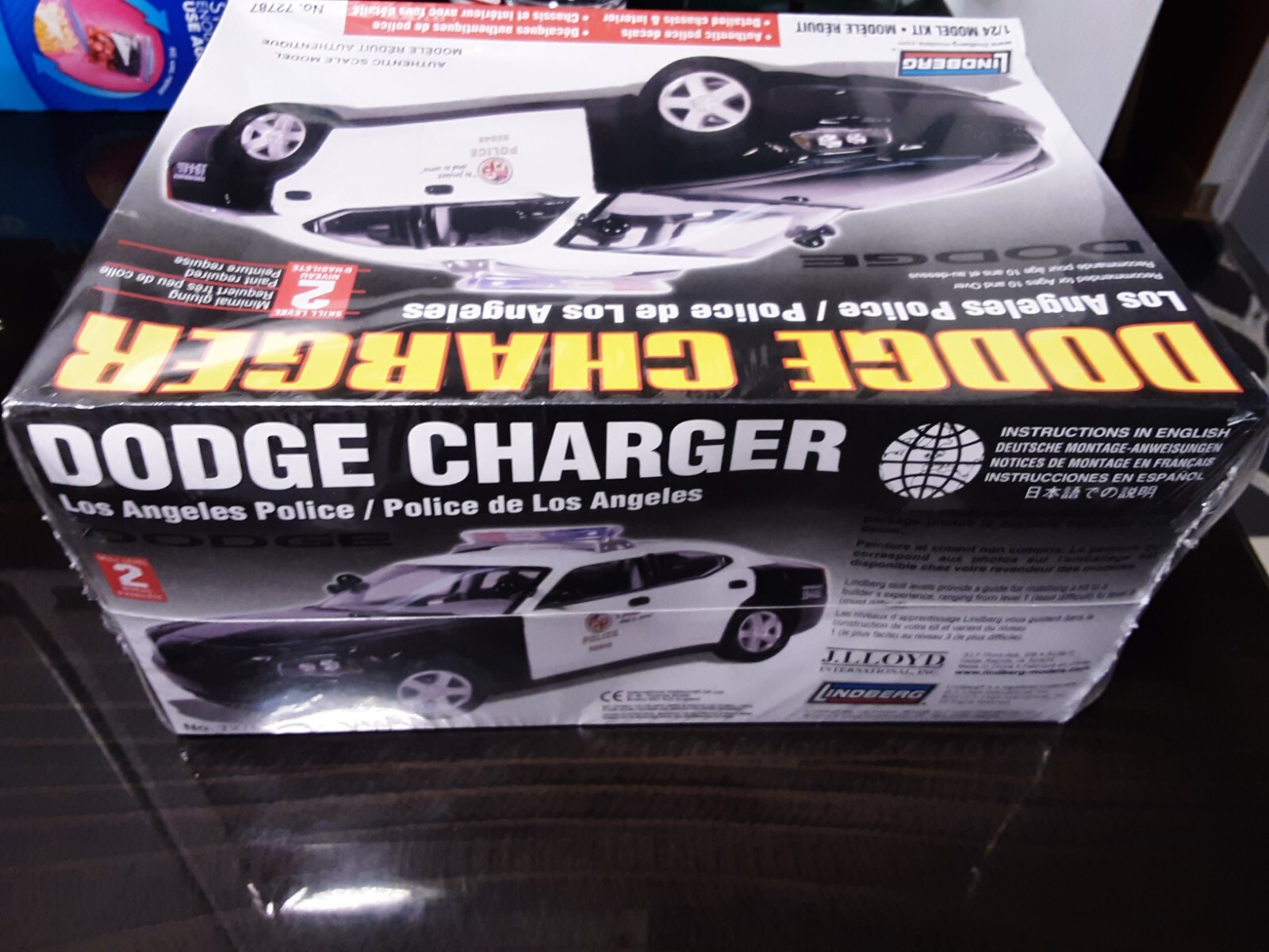 LINDBERG DODGE CHARGER LOS ANGELES POLICE MODEL KIT FACTORY SEALED | eBay
