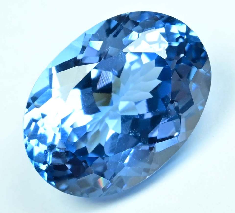 31.80 Ct Flawless Rare Natural Namibia Jeremejevite Certified Oval Cut ...