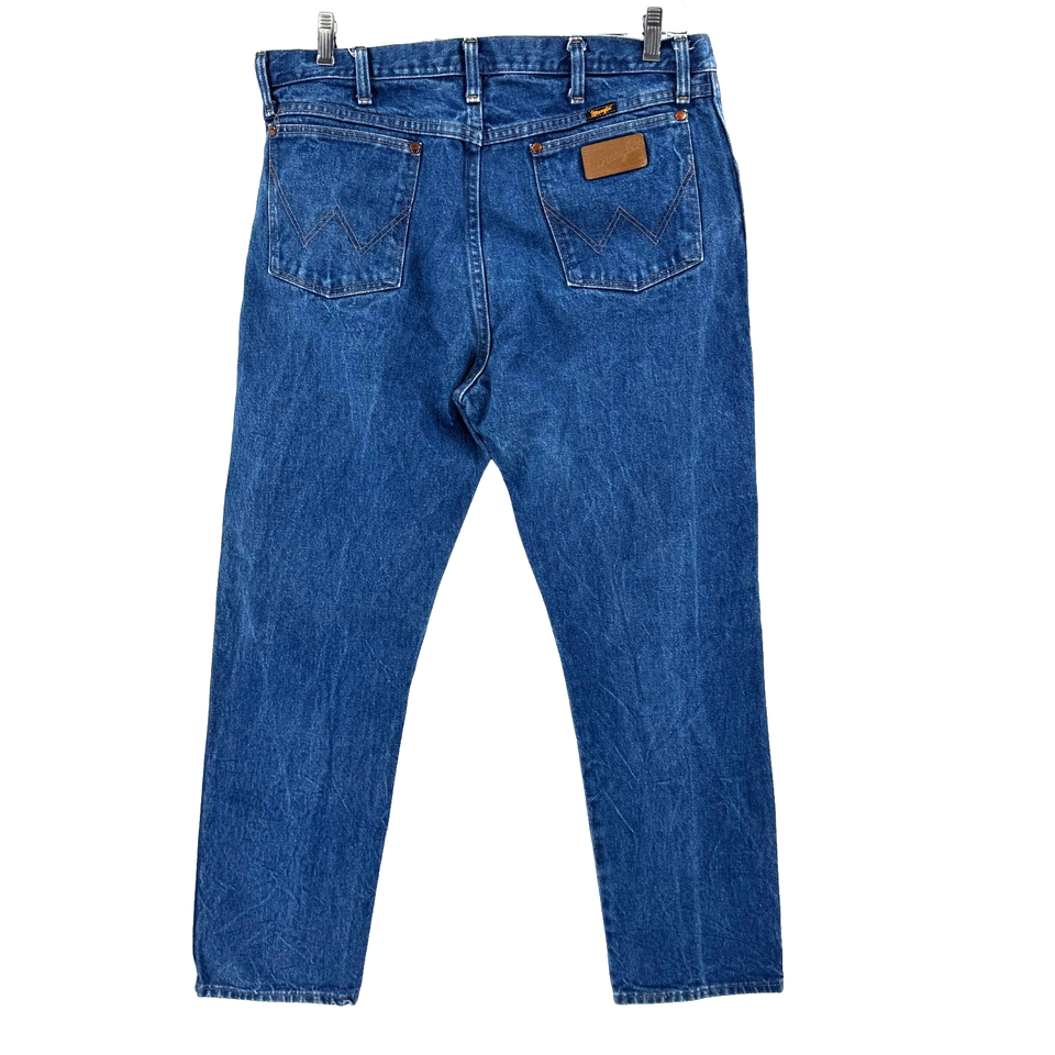 Wrangler Rigid Cowboy Cut Original Fit Dress Jeans Men's 38X32 Western ...