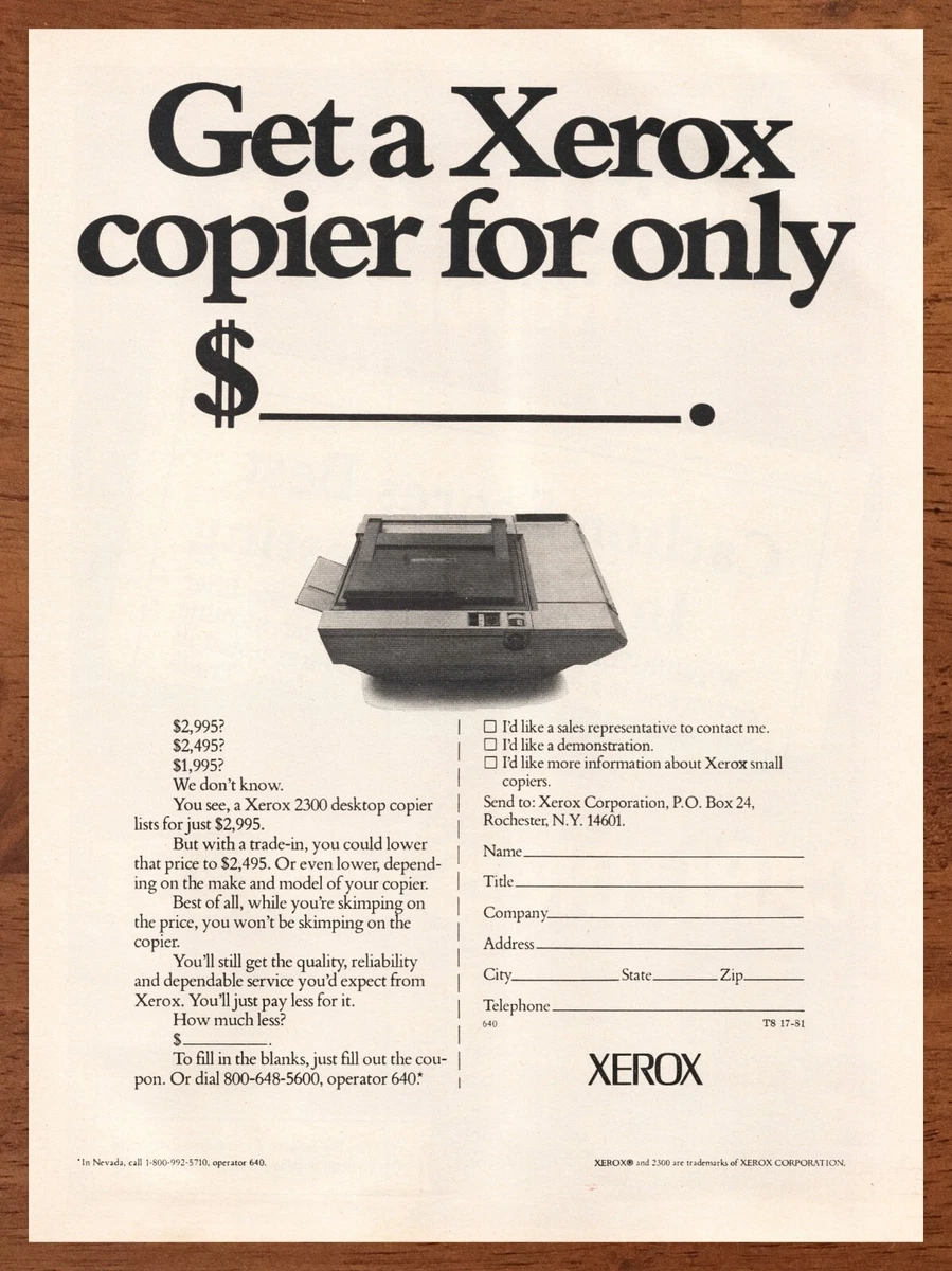 Xerox Ad