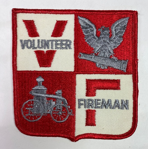 Volunteer Fireman Generic Fire Patch Q7A | eBay