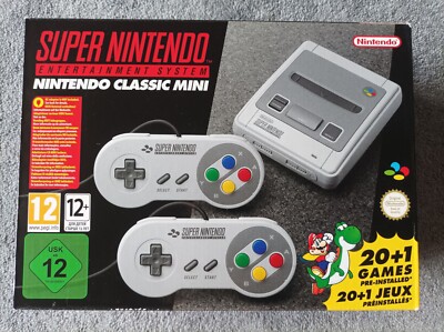 Authentic SNES Super Nintendo Classic Mini Super Entertainment System ...