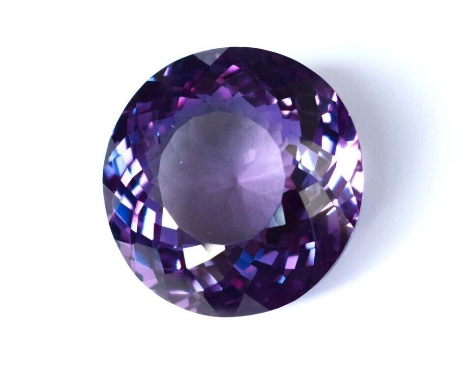 Color Changing Natural Sapphire Round Shape 50-55 Carat Certified Loose ...