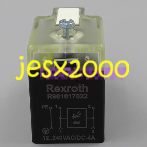 1PC NEW original Rexroth Solenoid Valve with lamp Plug R901017022 | eBay