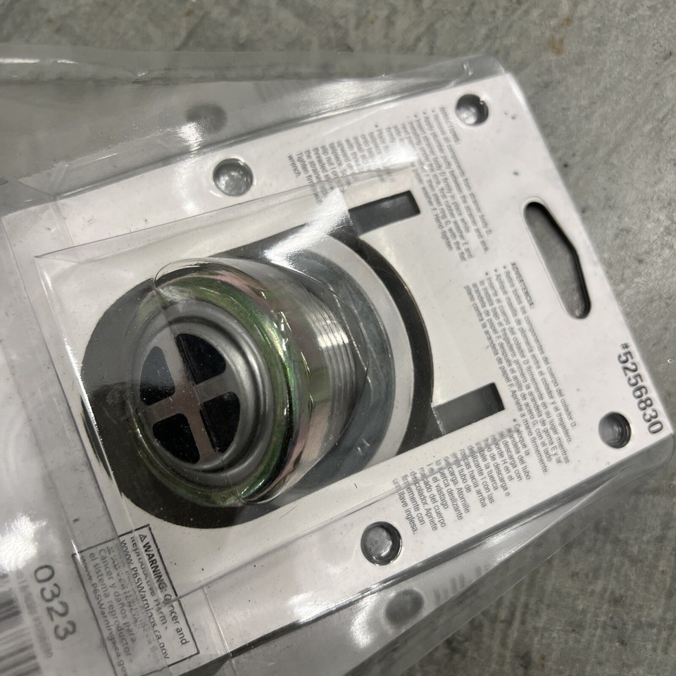 Allen + Roth Fixed 4-1/2" Post Sink Waste Strainer Stainless Steel ...