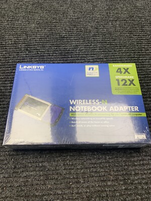 Linksys Wireless-N Notebook Adapter WPC300N Range 4X Speed 12X New ...