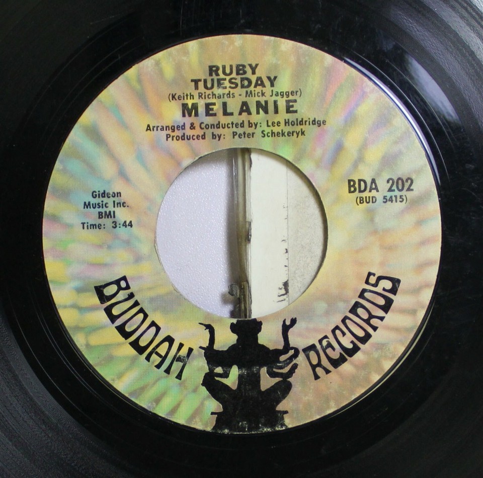 Christmas 45 Melanie - Merry Christmas / Ruby Tuesday On Buddah Records ...