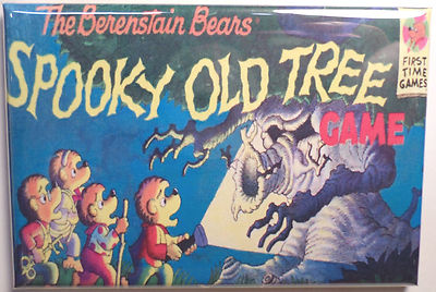Spooky Old Tree Board Game Box 2"x3" MAGNET Refrigerator Locker Retro ...