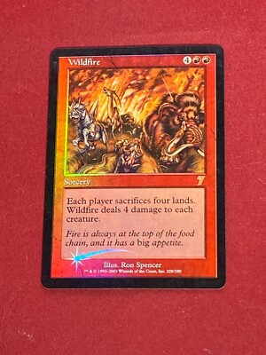 MTG FOIL Wildfire 7th Edition Magic the Gathering | eBay