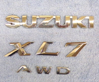 2009 suzuki xl7 lift gate emblems 2007-2009 | eBay