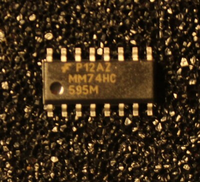 Fairchild MM74HC595M Shift Register 8 Bit Latch 3-State 16-SOIC *US ...