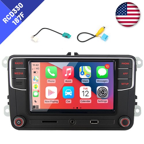 NONAME RCD330 Plus 187F Car Radio Stereo Carplay Android Auto For VW ...