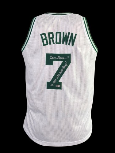 Dee Brown Signed Boston Celtics Custom Basketball Jersey XL Tristar COA ...