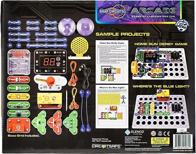 Snap Circuits Arcade 200 Projects 35 Parts Build Electronic Explore Kit ...
