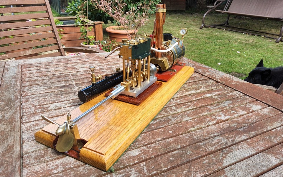 live steam marine plant,compound engine, boiler and prop shaft ...